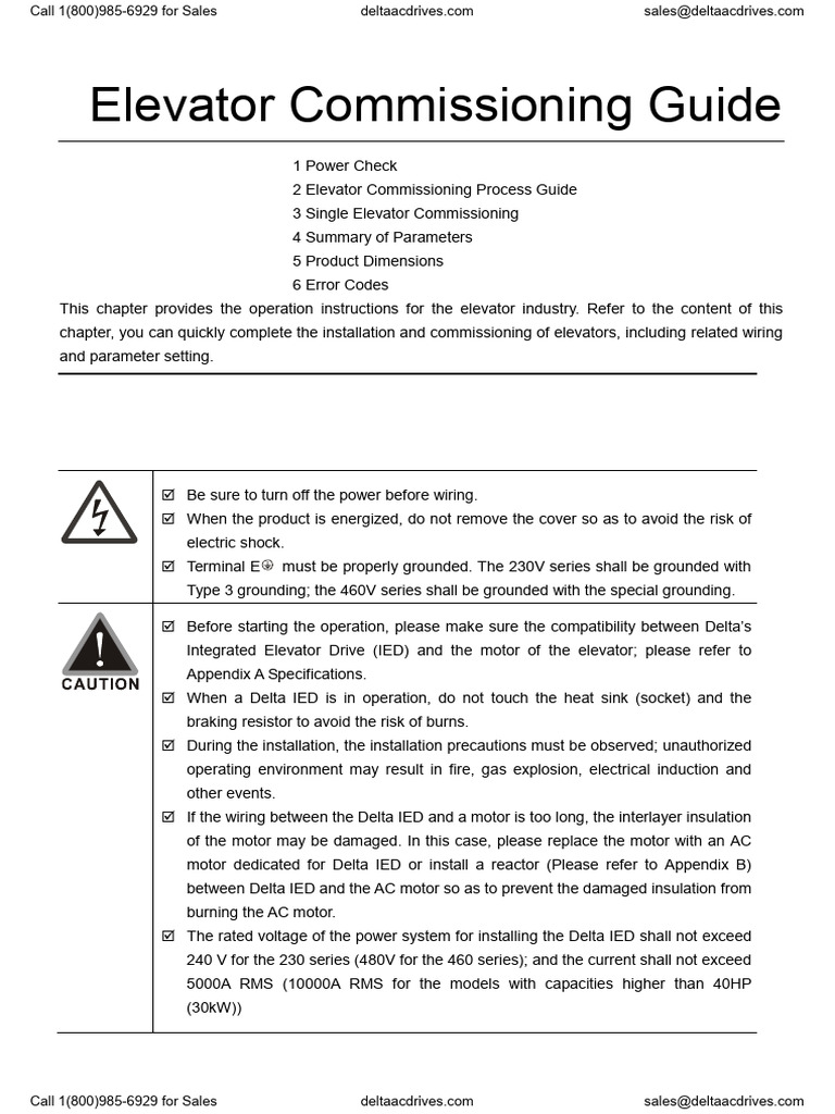 Delta IED Quick Start Manual | PDF