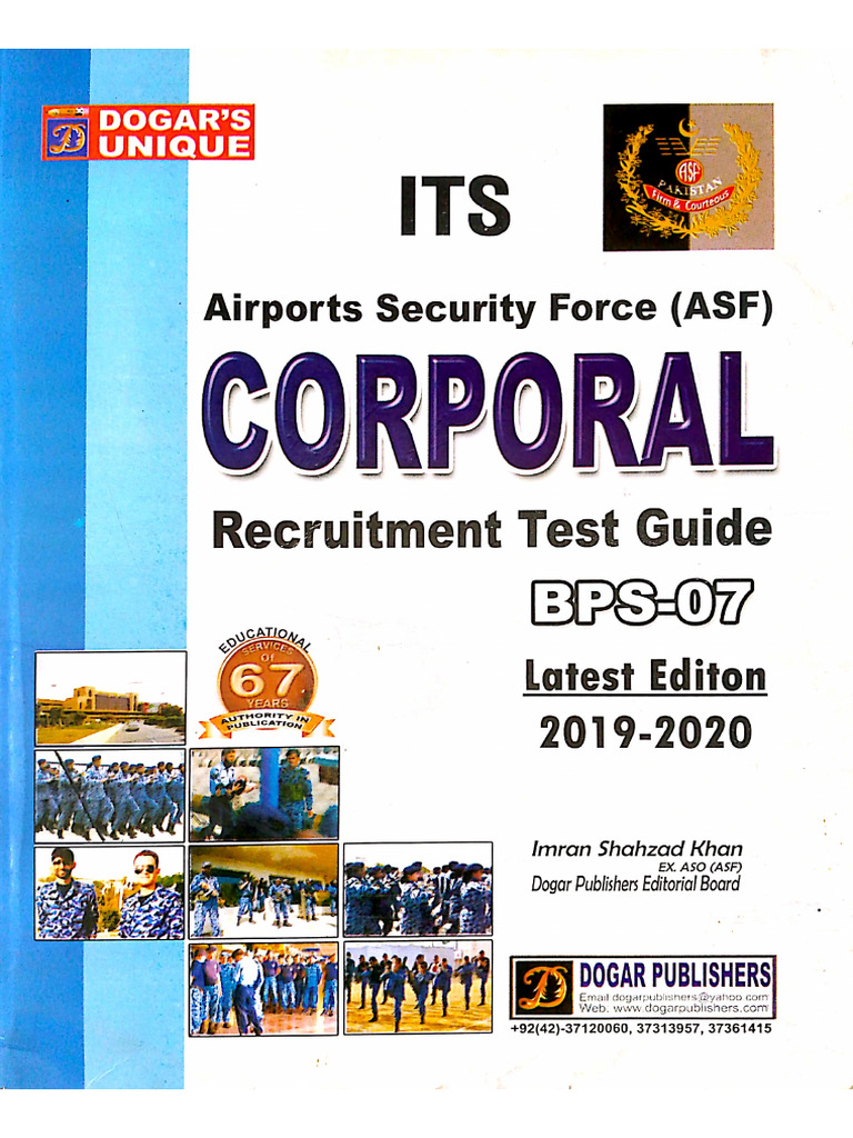 Corporal Recruitment Guide ASF | PDF