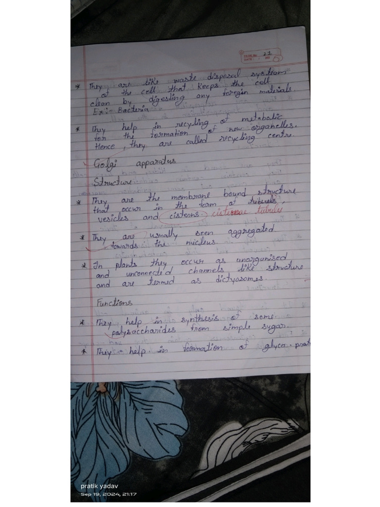 bio notes class 9 | PDF