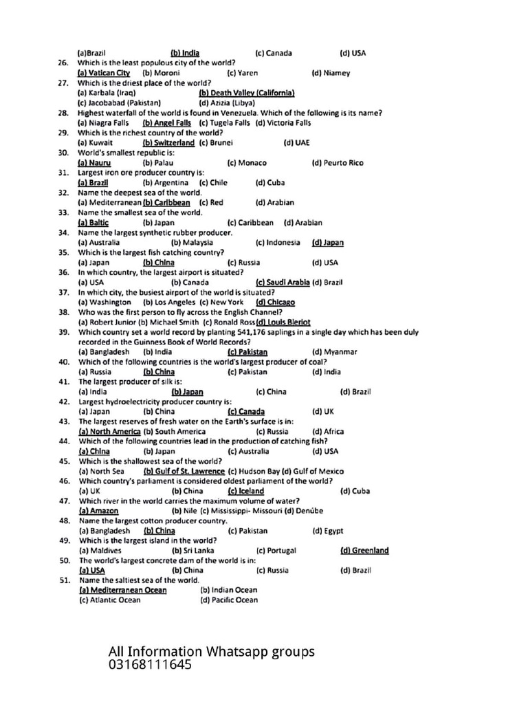 NH&MP Important General Knowledge Notes - Page-0003 | PDF