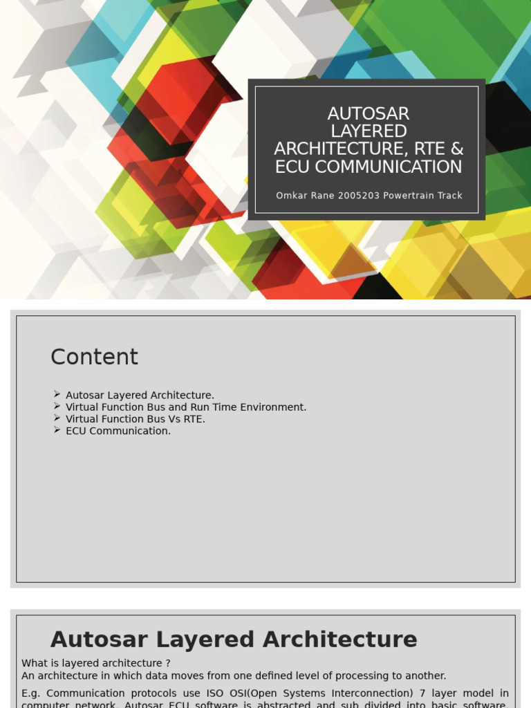 Autosar 201101174401 | PDF