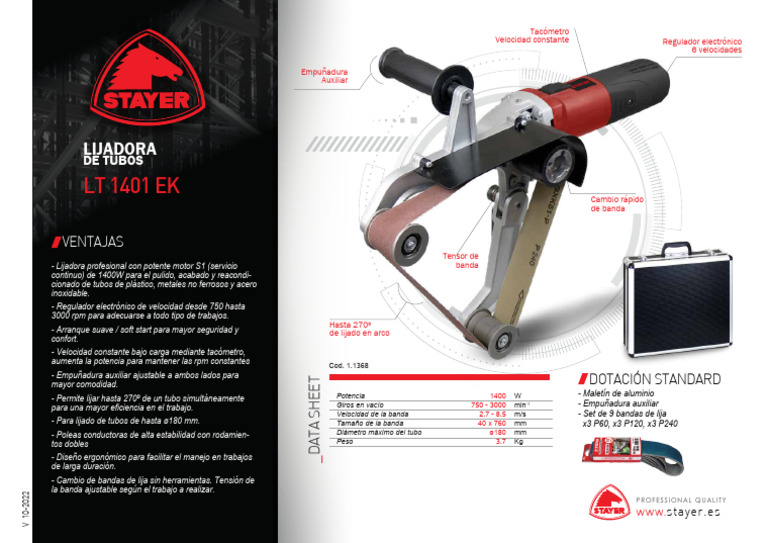 Ficha Tecnica LT 1401 Ek 1 | PDF