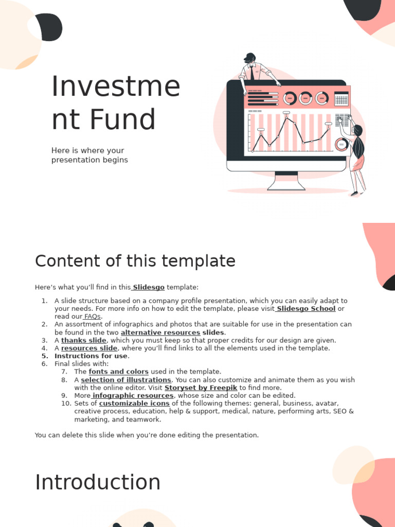 Investment Fund Company Profile by Slidesgo | PDF | Planets | Planets ...