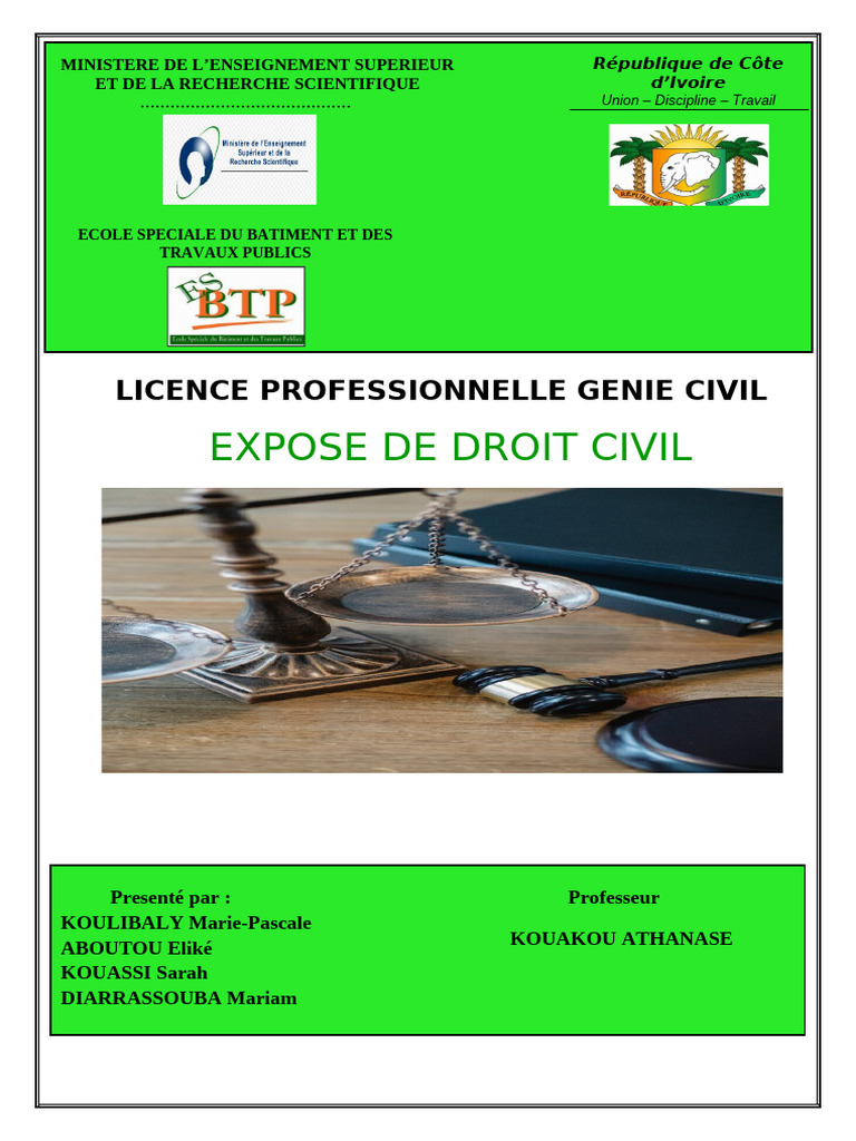 Page de Garde Expose) | PDF