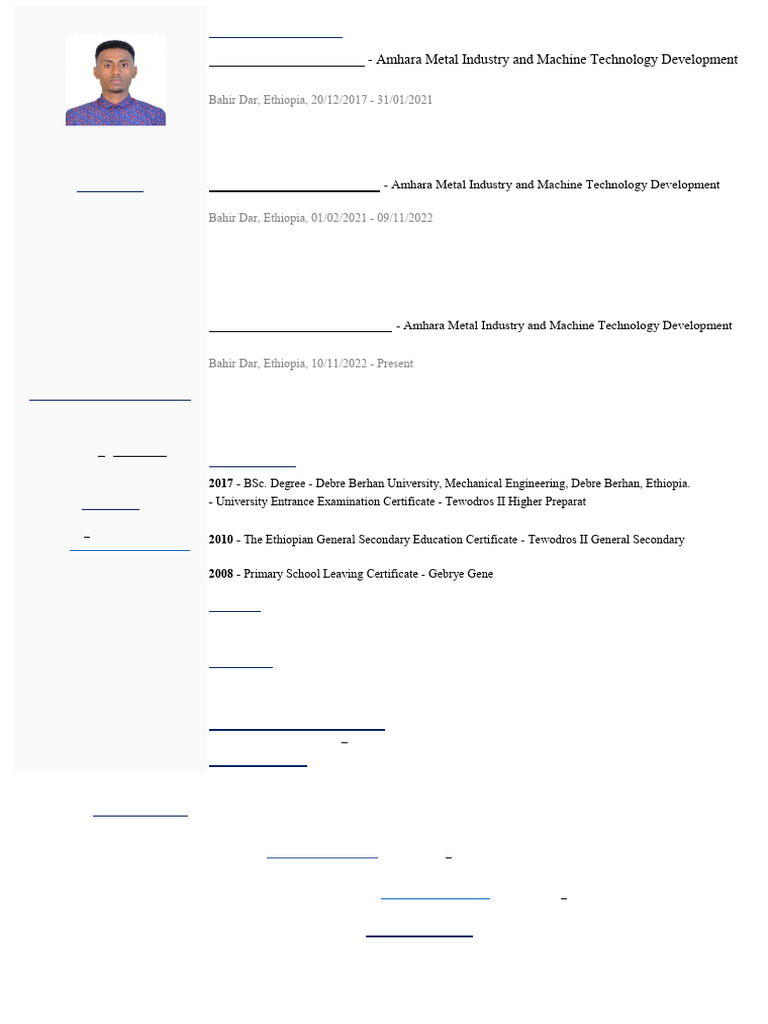 Updated Solo Fish CV | PDF