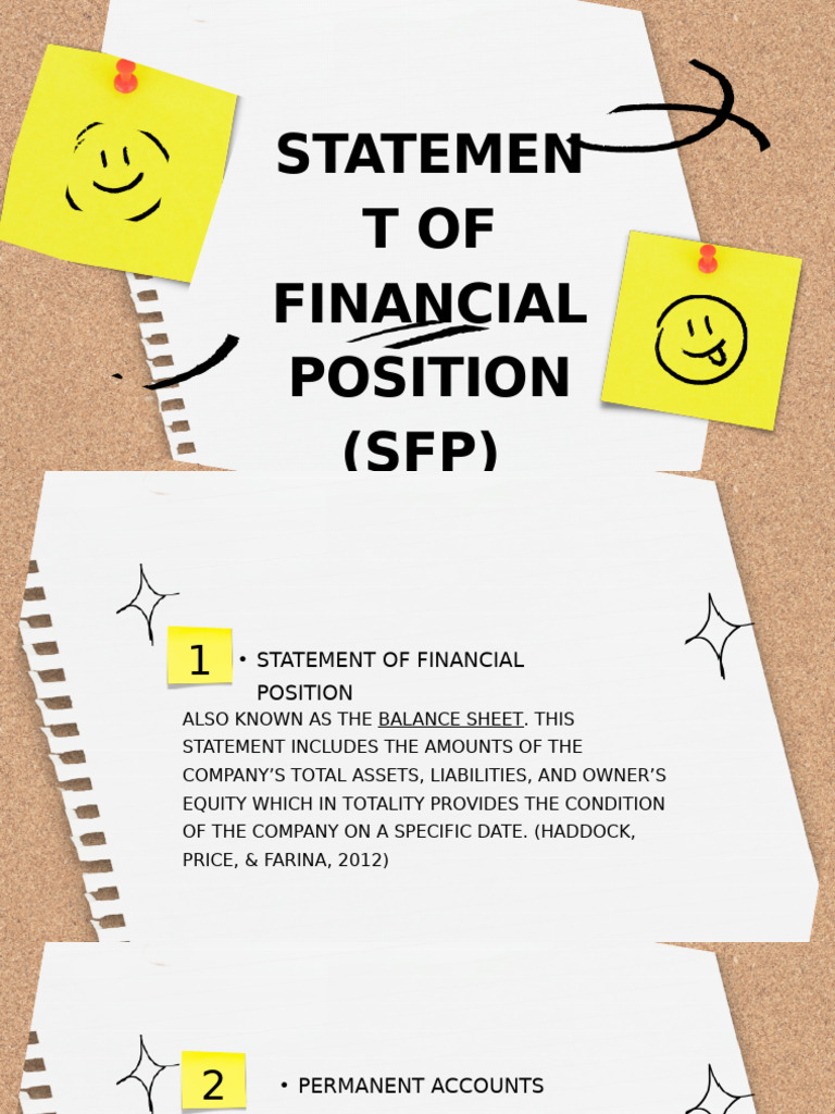 1 Statement of Financial Position | PDF
