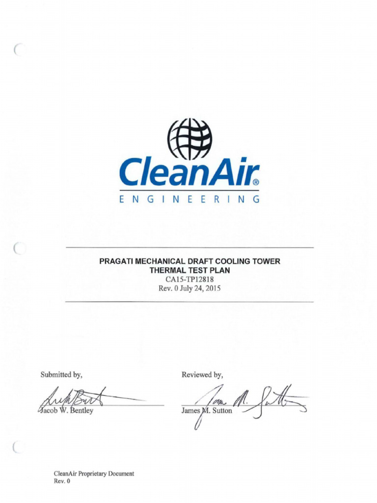 CTI Thermal Test Plan R0 | PDF