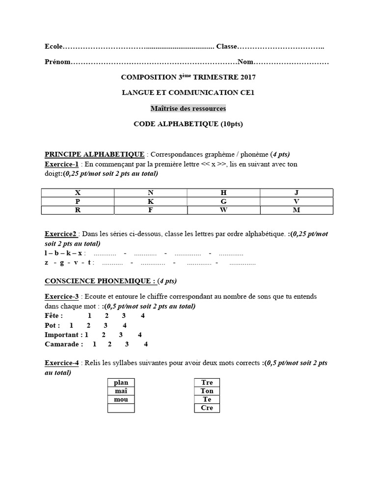 3 e Compo CE 1 2017 | PDF