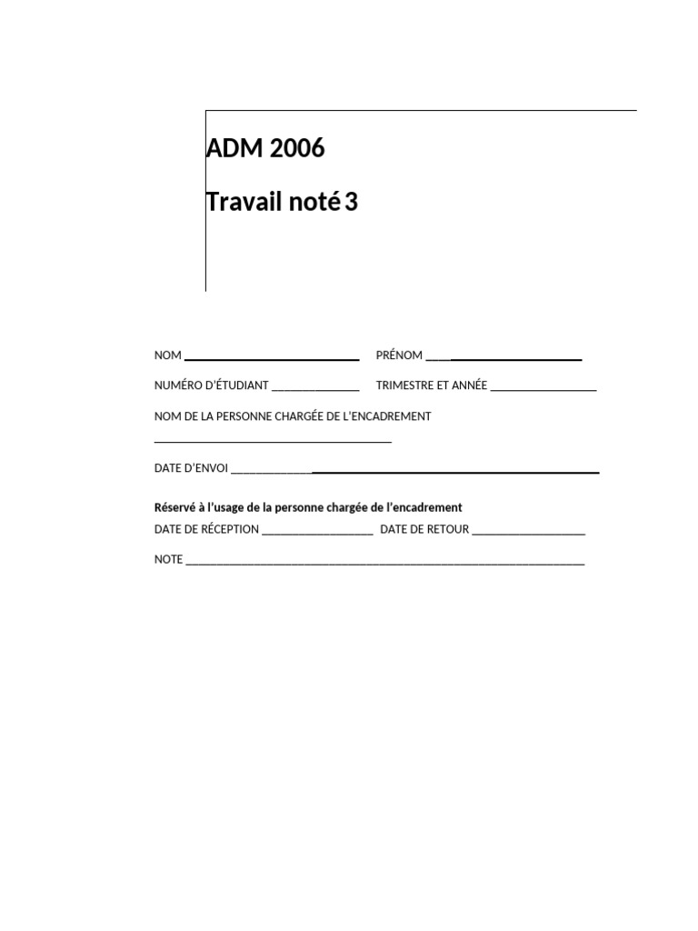 Adm2006 TN3 | PDF