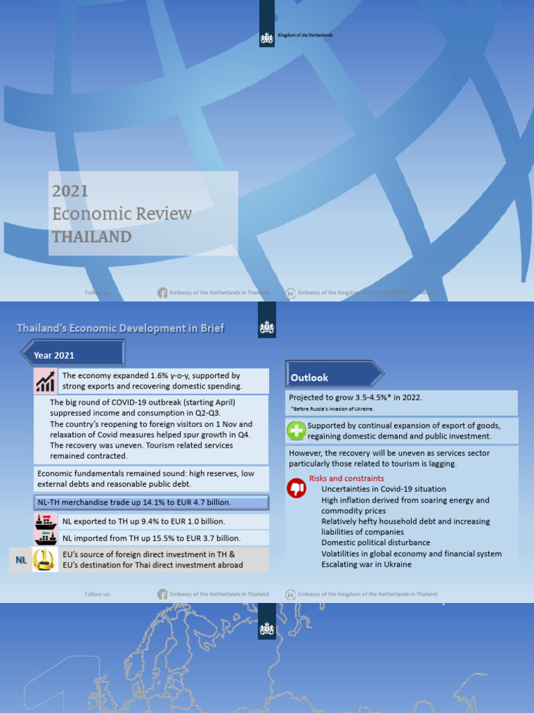 Economic-Review-Thailand - 2021 | PDF