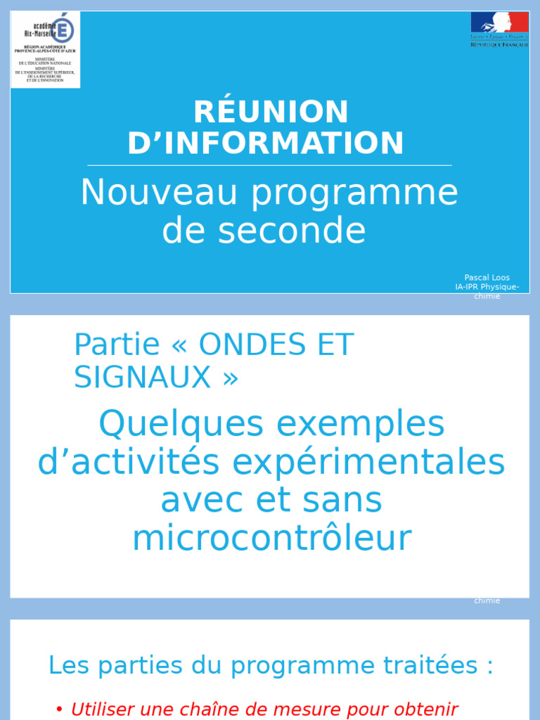 TP Seconde Ondes Et Signaux 2019 | PDF