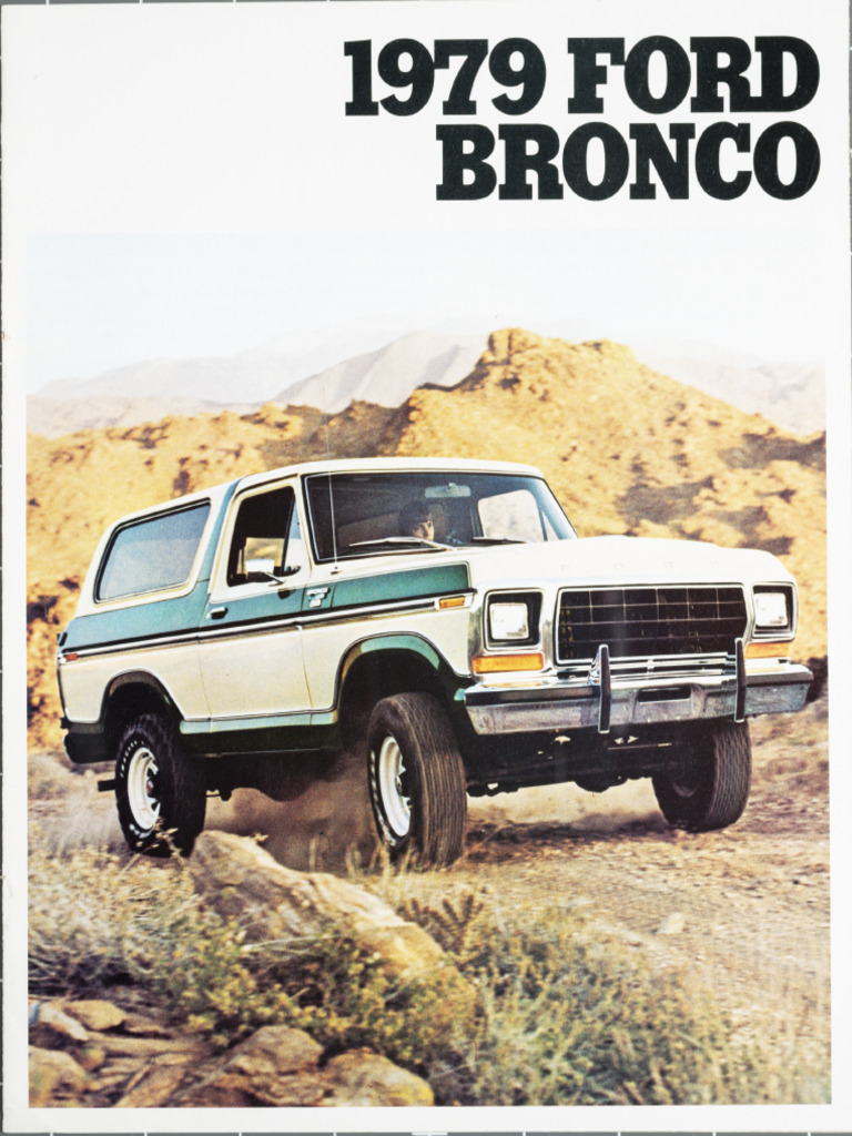 1979 Ford Bronco Brochure | PDF