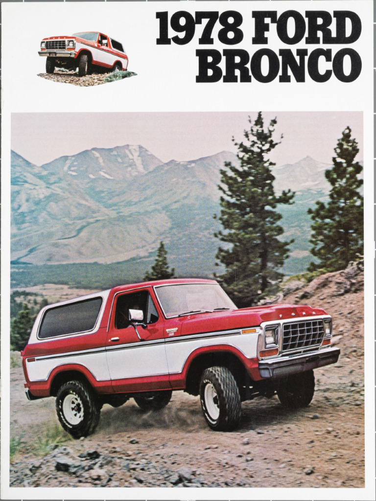 1978 Ford Bronco Brochure | PDF