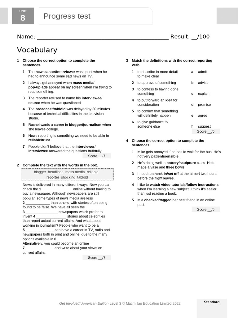 Giae L3 U8 Test Standard Pdf