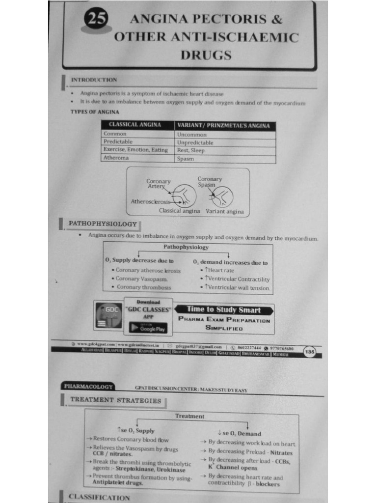 Anti Anginal Module | PDF