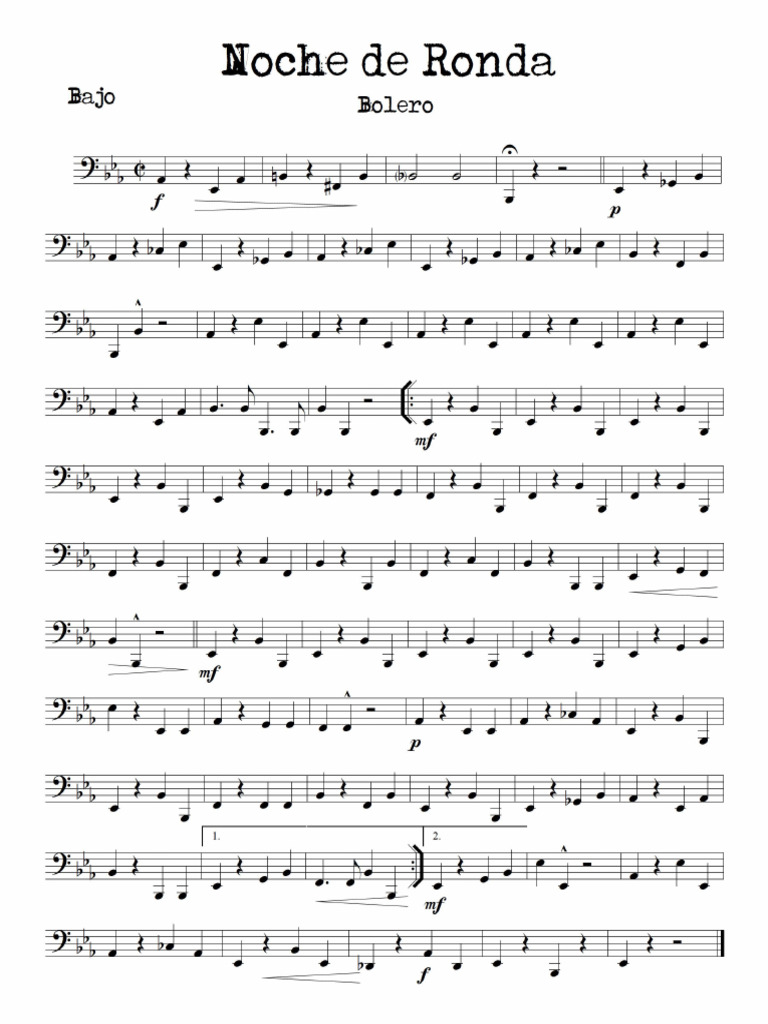 Noche de Ronda Bajo | PDF