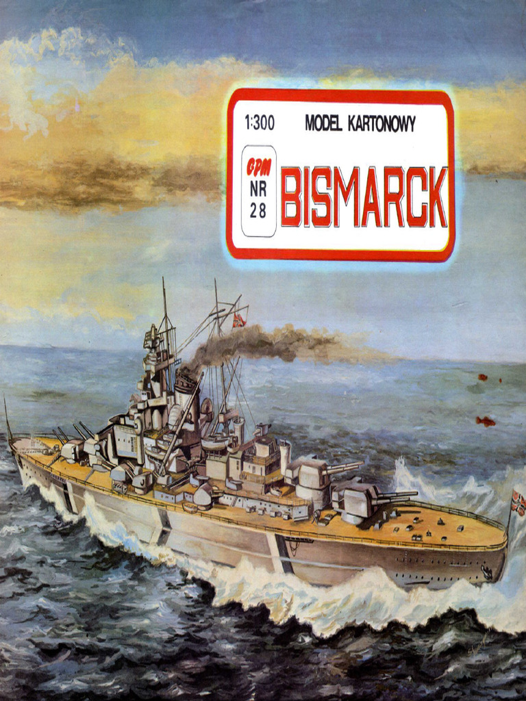 Model Kartonowy Bismarck | PDF