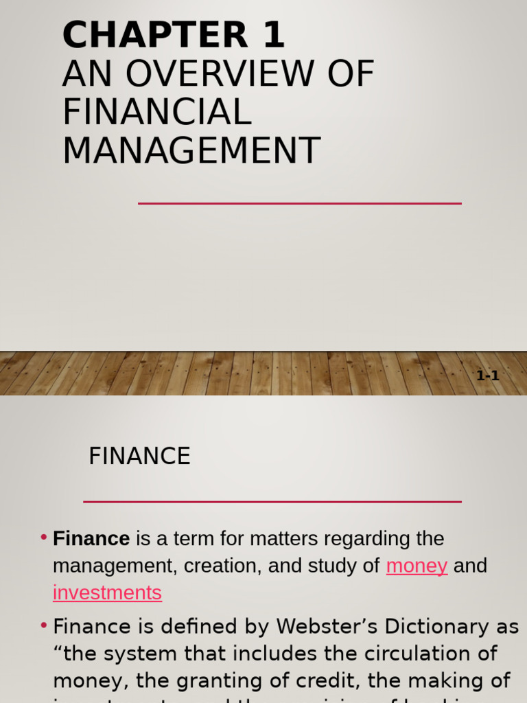 Chapter 1 Overview of Financial Institutions | PDF