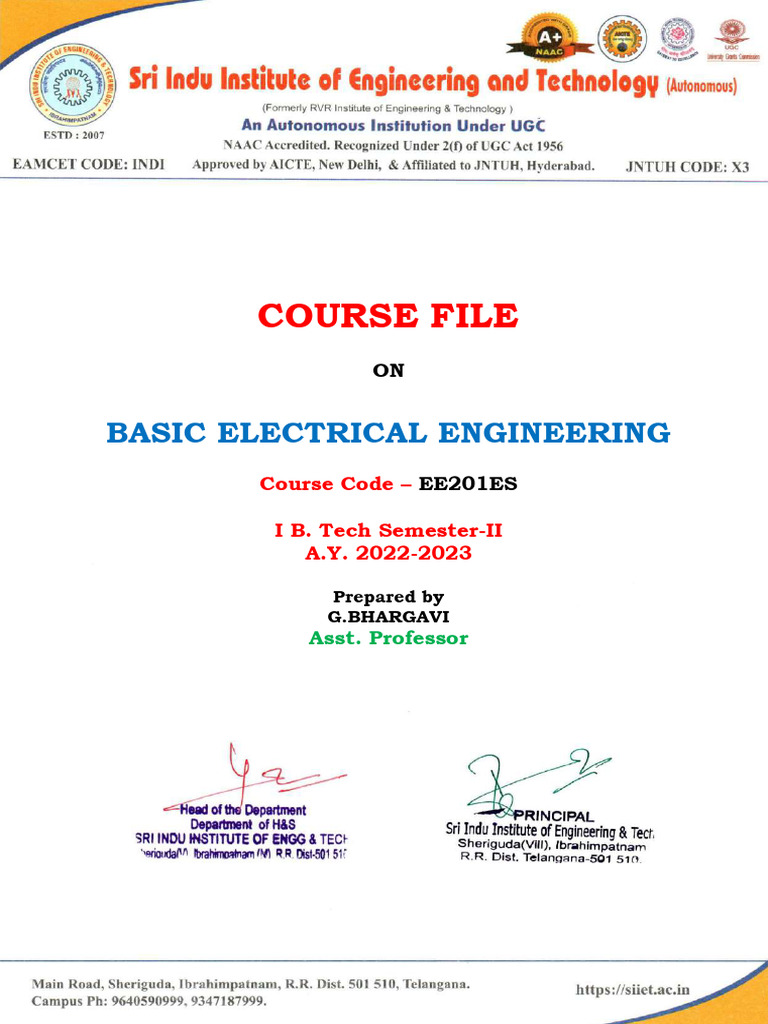 Basic Electrical Engineering 2 | PDF