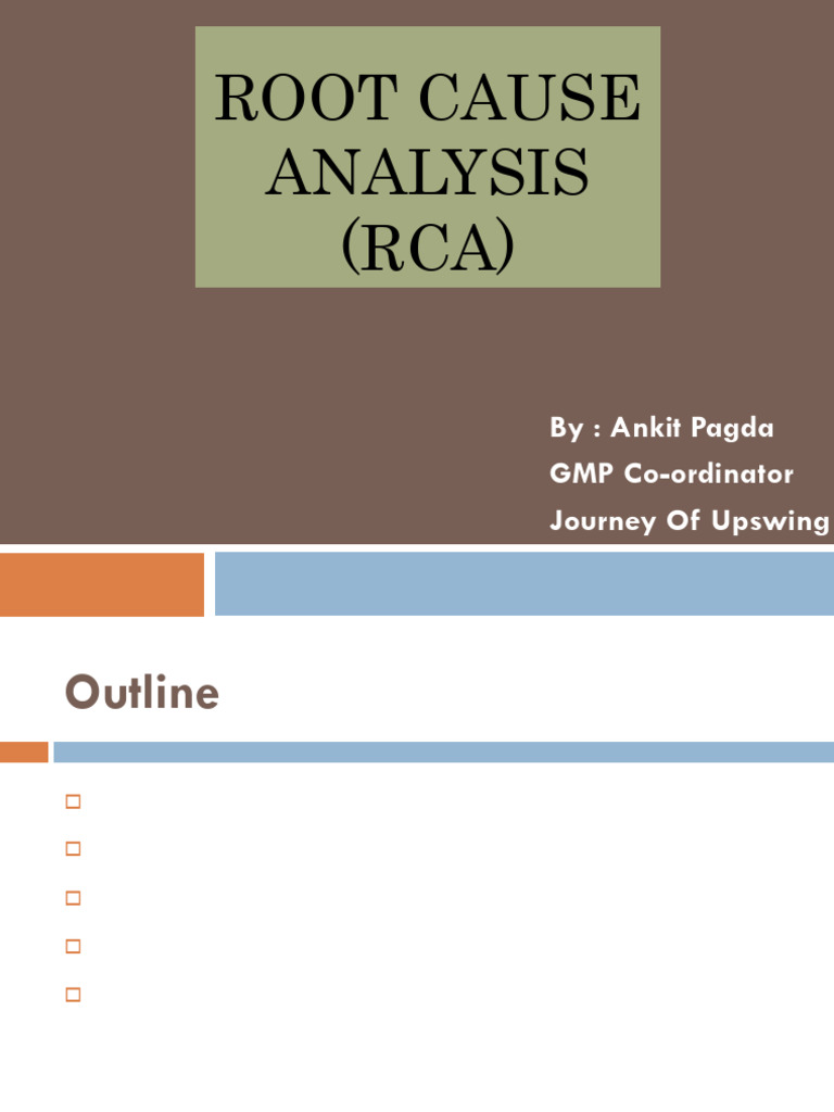 Root cause Analysis | PDF