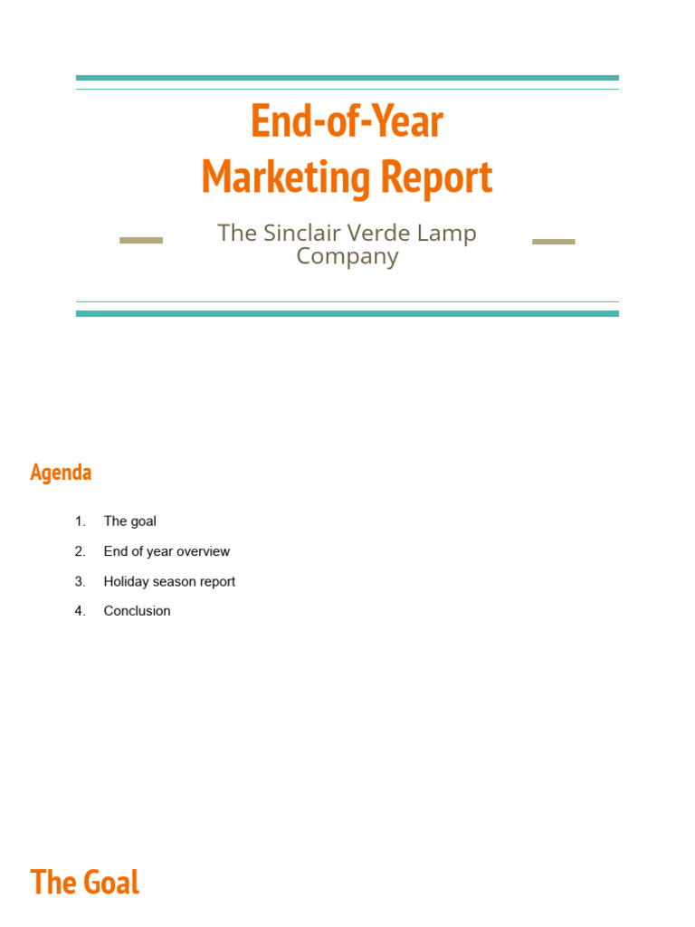 Activity Exemplar- Marketing report presentation | PDF