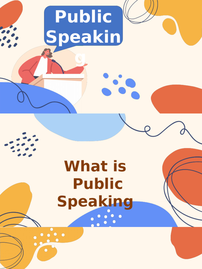 Public Speaking Powerpoint Final 1 Pdf