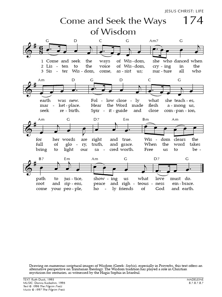 174-Come and Seek The Ways of Wisdom | PDF