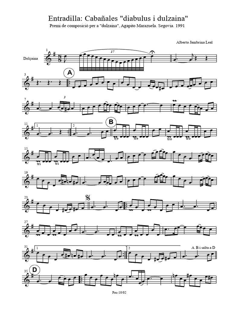 Diabulus in Dulzaina | PDF