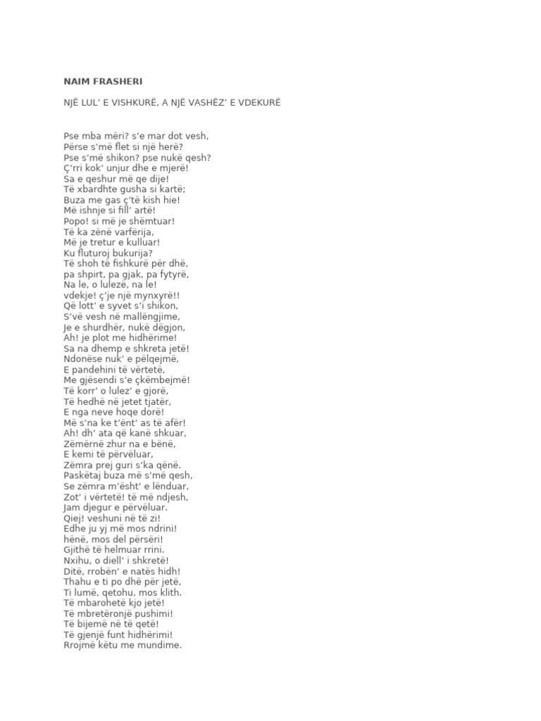 Naim Frasheri | PDF