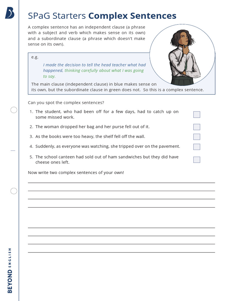 Complex Sentences | PDF