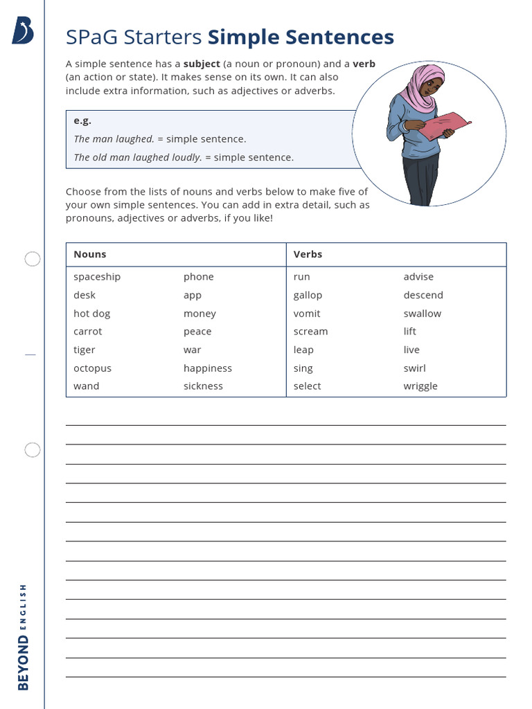 Simple Sentences | PDF