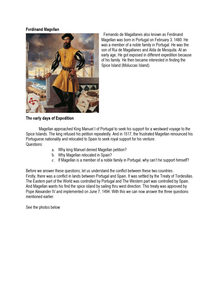 Ferdinand Magellan's Expedition | PDF