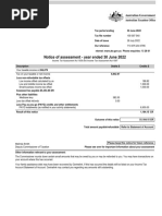 ATO Notice of Assessment Example | PDF