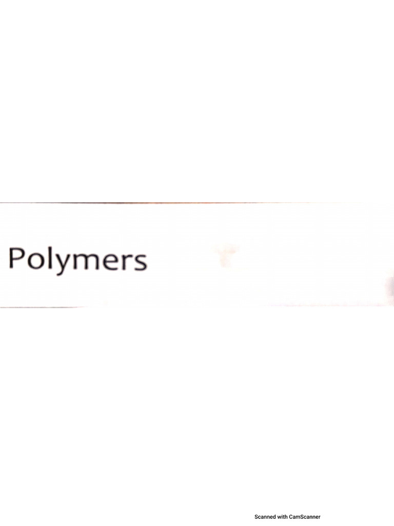 Polymers | PDF
