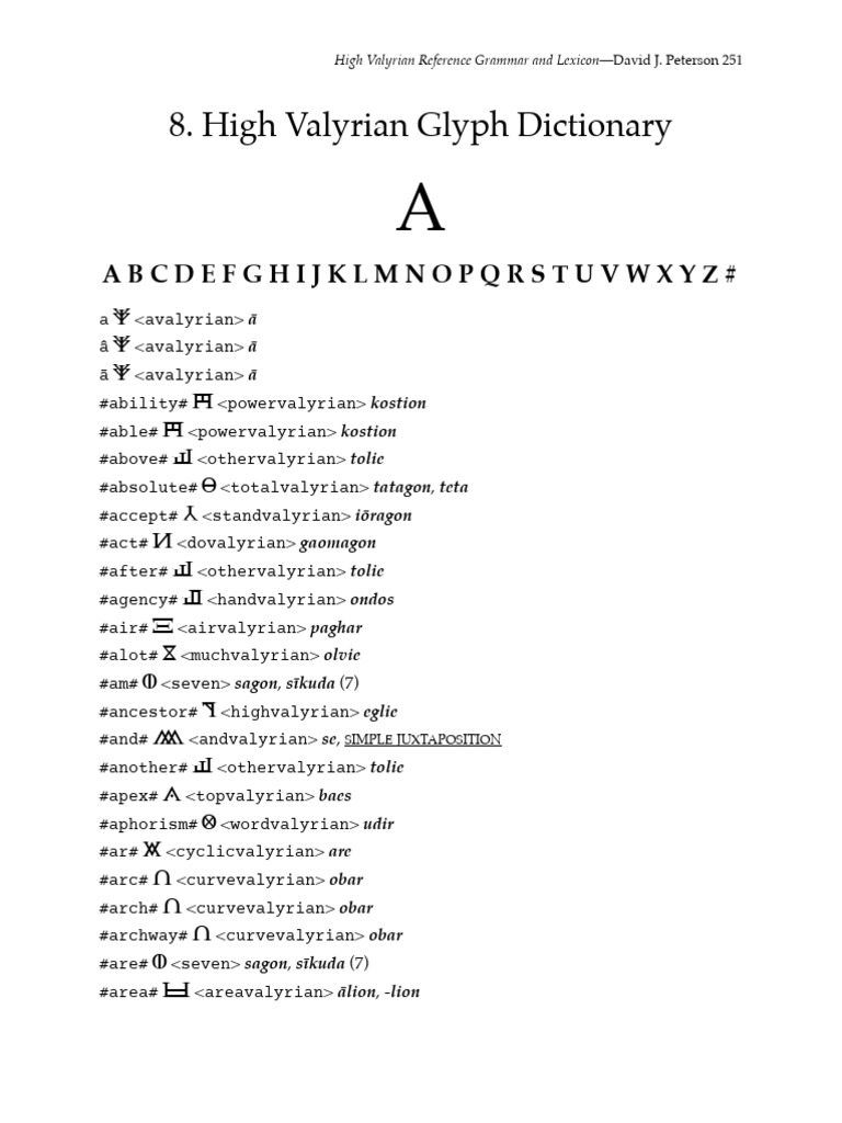 HV Glyph Guide v1 | PDF