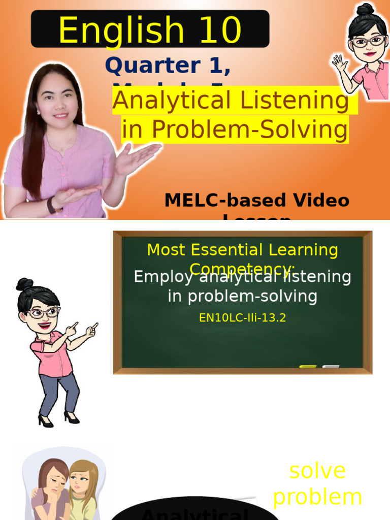 Q1 Module 5 Analytical Listening in Problem Solving | PDF