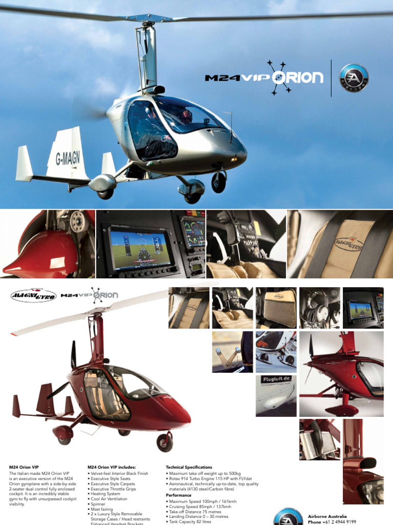 m24 Orion Vip Brochure | PDF