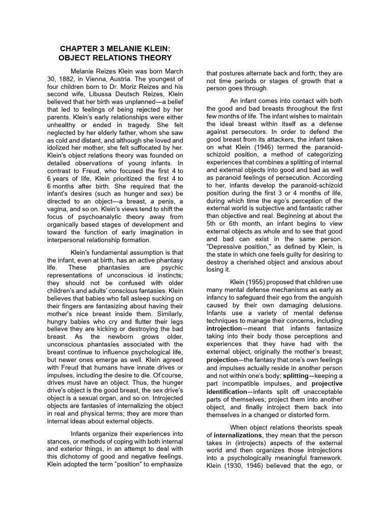 Chapt 5. KLEIN | PDF