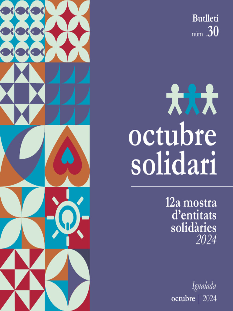 Butlletí Octubre Solidari 2024 30 | PDF | Arte | Estilo de vida