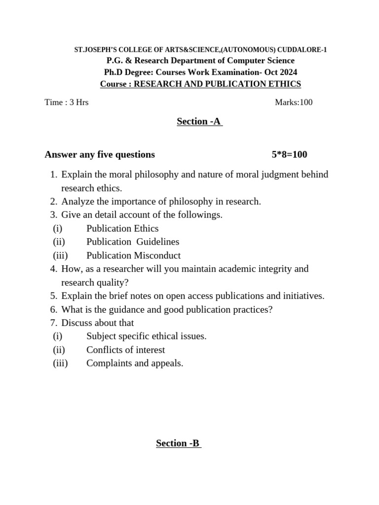 Research & Publication Ethics | PDF