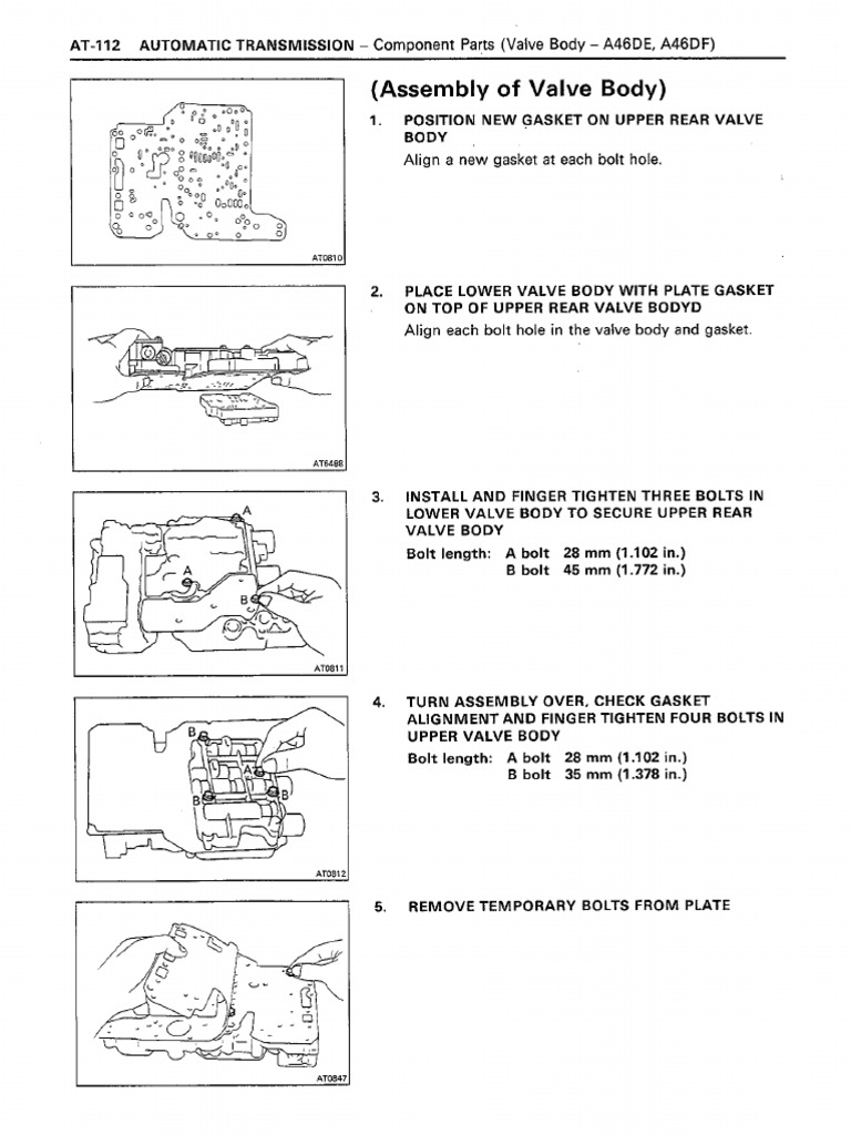 Assembly of Valve Body | PDF