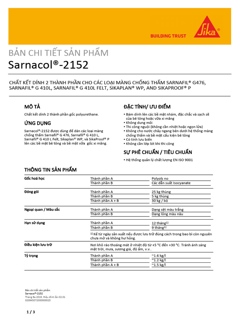 Sarnacol 2152 | PDF