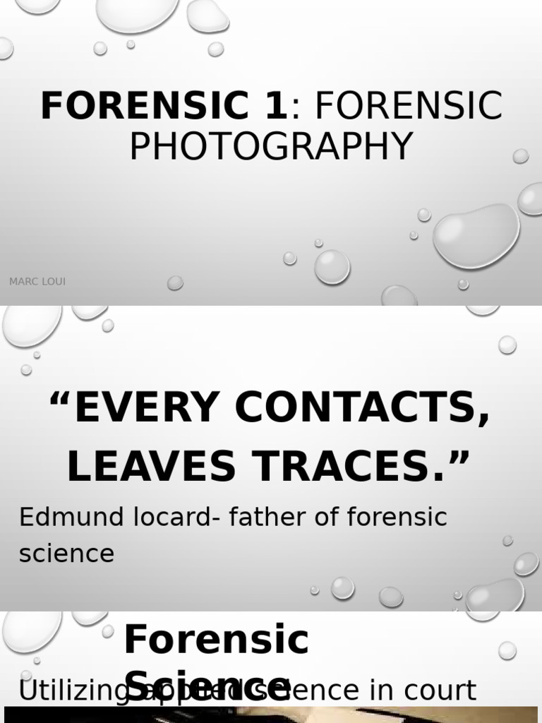 Forensic Lecture | PDF