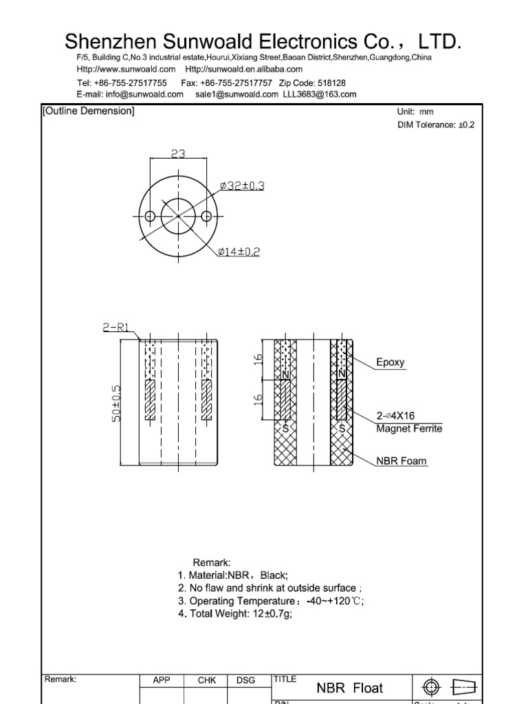 D-00999 NBR Float | PDF