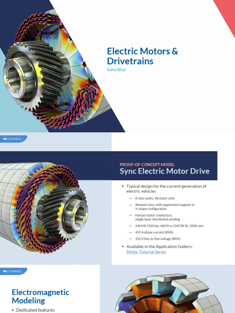 Electric Motors - Drivetrains | PDF