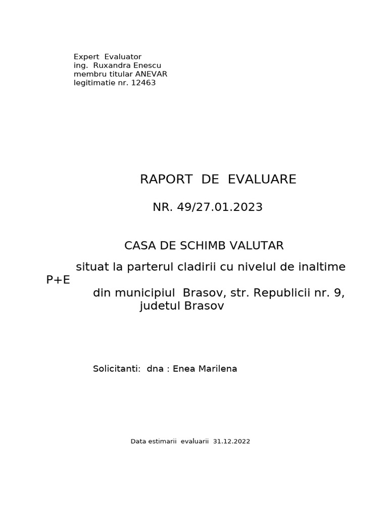 Evaluare Exemplu | PDF