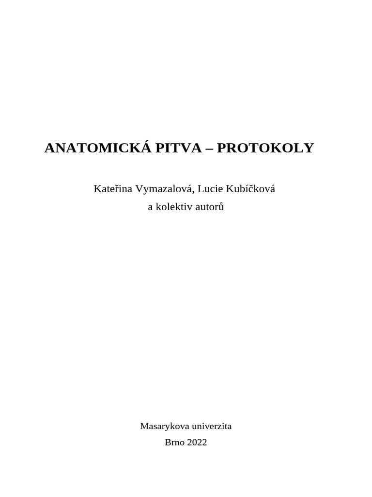 Anatomická-pitva-protokoly-konečná-verze copy copy | PDF