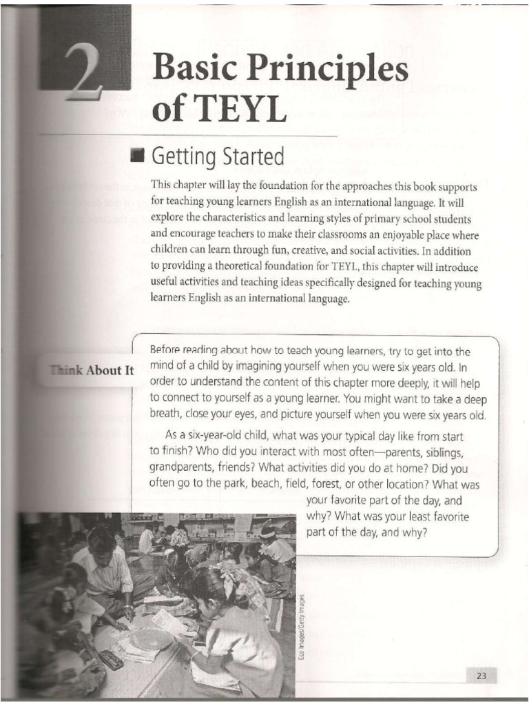 Teaching Young Learners Chap 1 Pdf