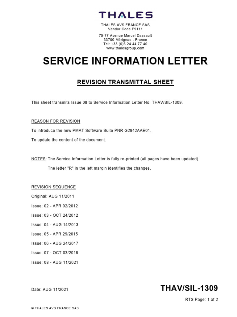 Sil Thav - Sil 1309 08 | PDF