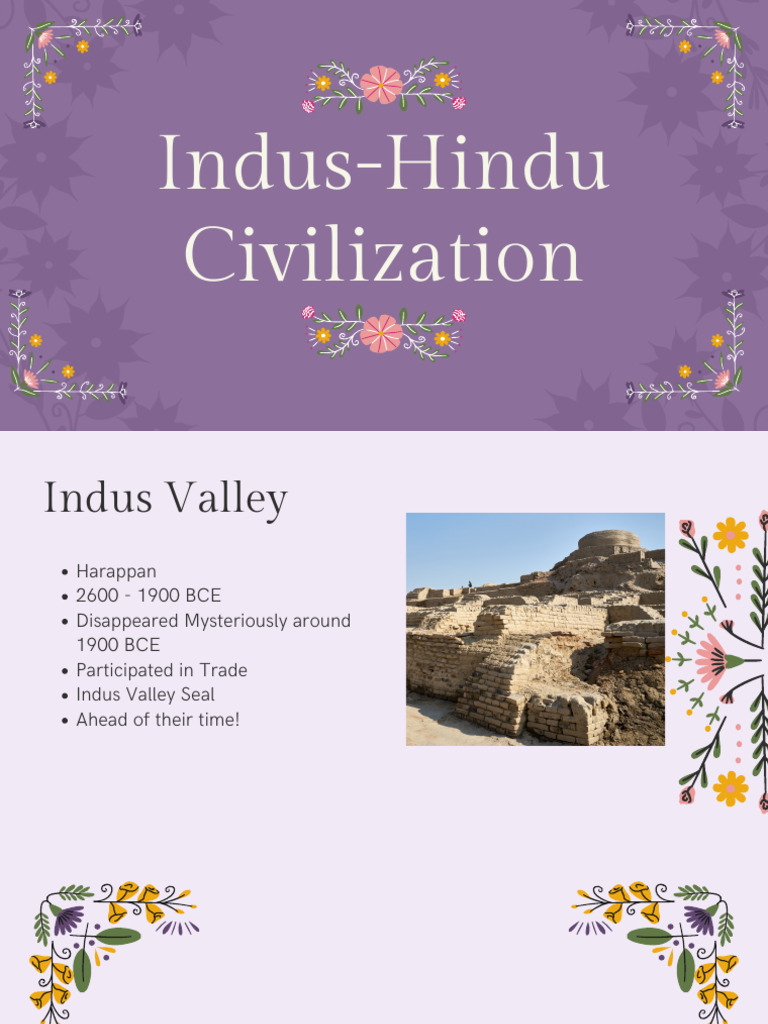 Indus-Hindu Civilization | PDF
